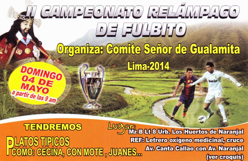 La Hermosa Ciudad de Lámud: Gran Campeonato Relámpago de Fulbito