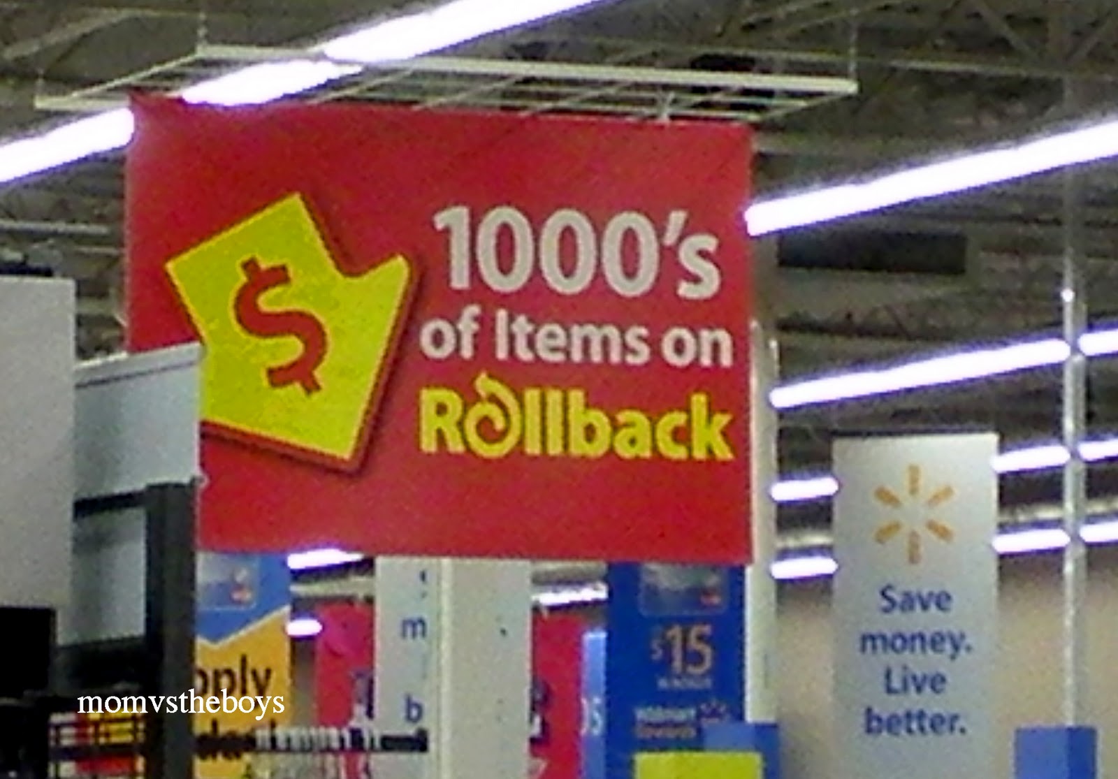 Searching for the Equal Rollback at Walmart #CBias – Mom vs the Boys