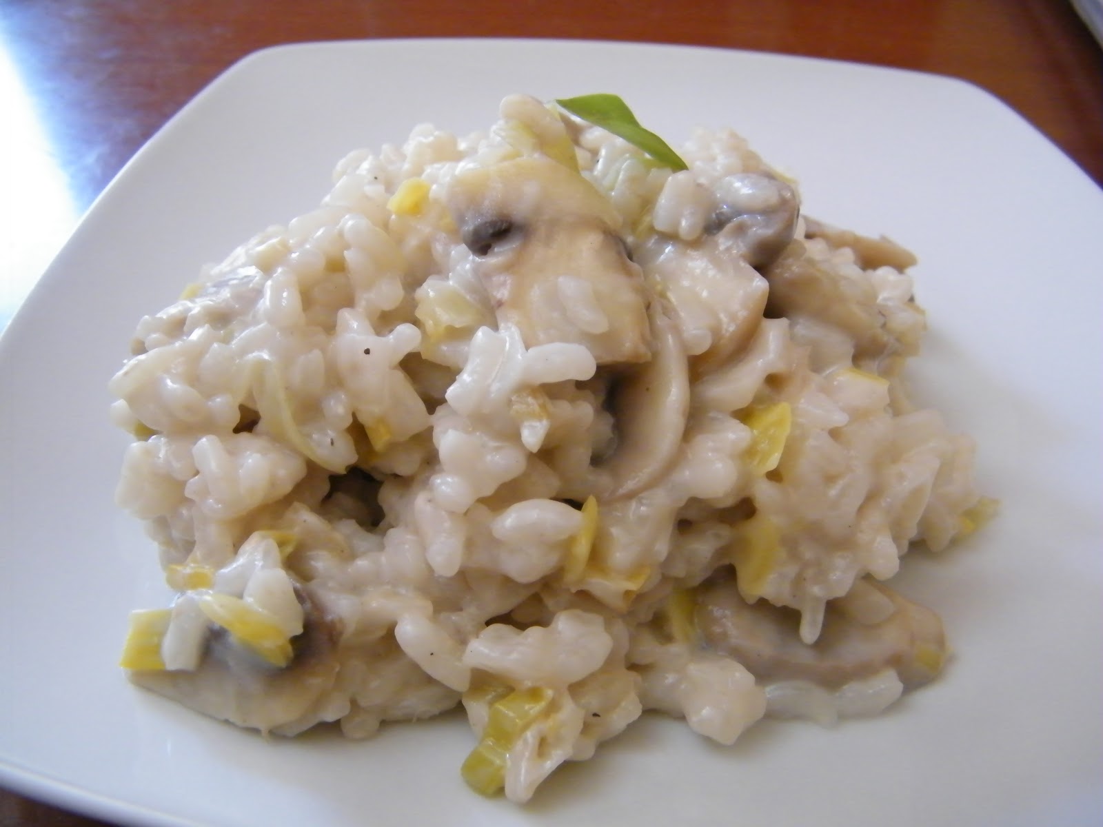 Risotto de champiñones y cuatro quesos ~ A cuinar!