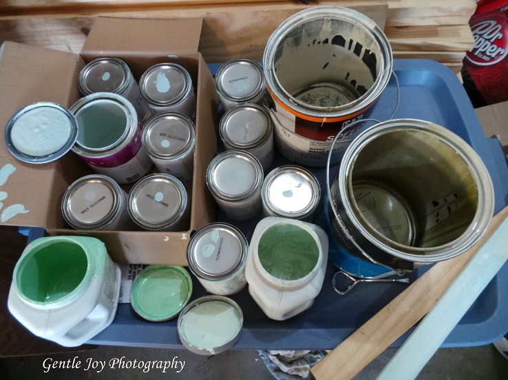 Gentle Joy Homemaker: Family Room Project-Paint Change