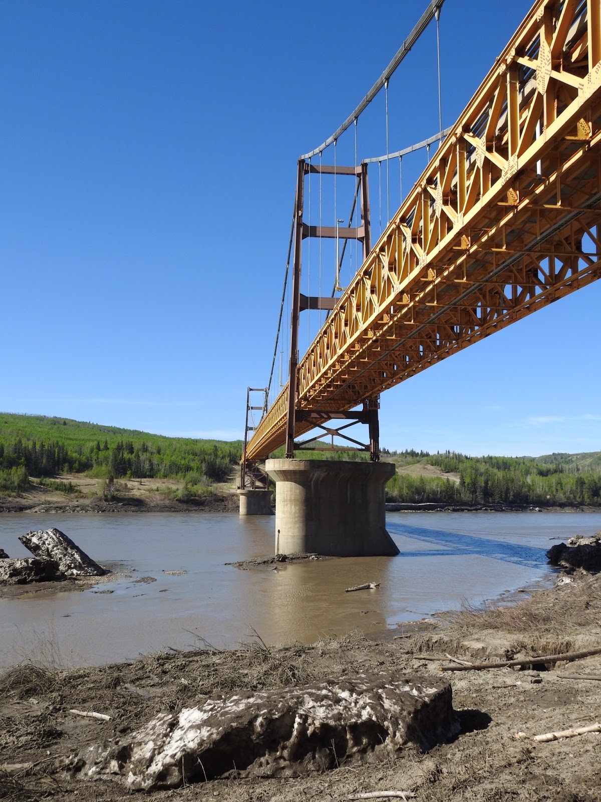 The view from here: Dunvegan Bridge
