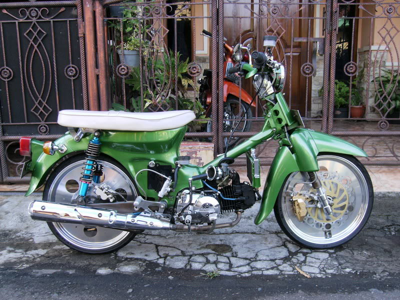 Foto Modifikasi Motor Honda 70 Ceper Terbaik dan Terbaru