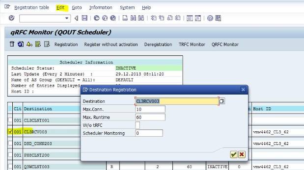SAP ABAP Central: Transactional RFC and Common issues