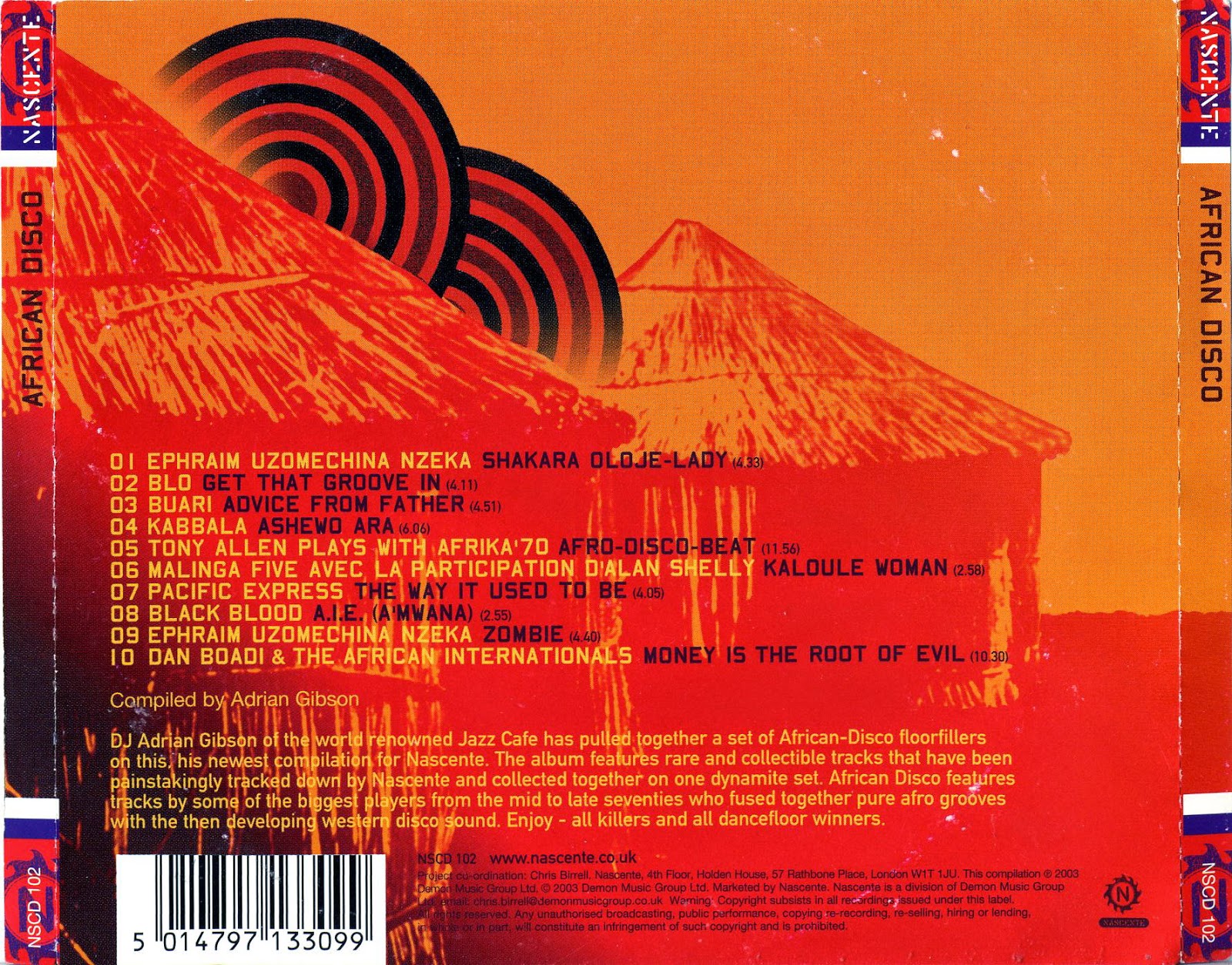 RETRO DISCO HI-NRG: AFRICAN DISCO - Various Artists (Album) deep disco ...