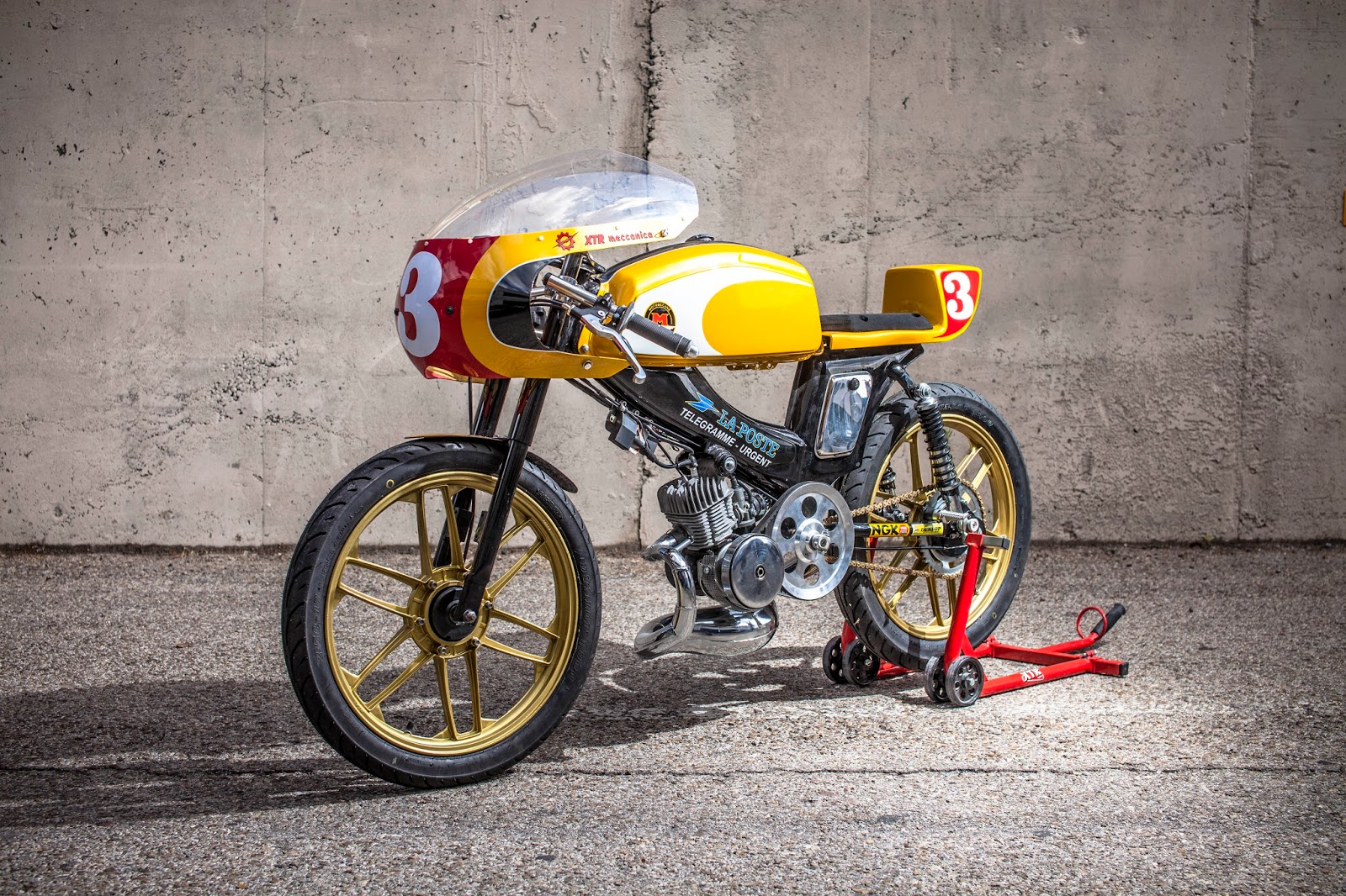 Racing Cafè: Mobylette SP90 1975 "PTT" by XTR PEPO