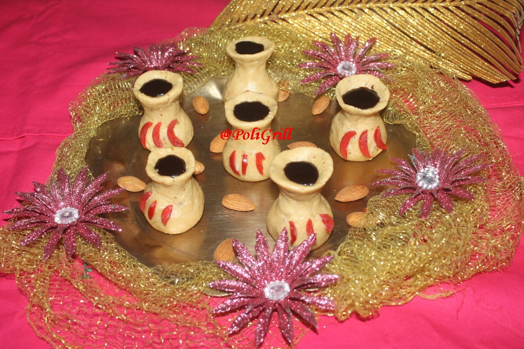 PoliGrill: MANGAL KALASH SWEETS RECIPE - Diwali Special Sweets Dish ...