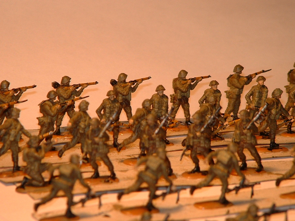 Another WW2 Plastic Soldier Blog: Painted British Infantry