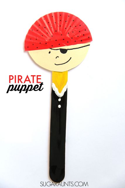 Pirate Puppet Craft - The OT Toolbox