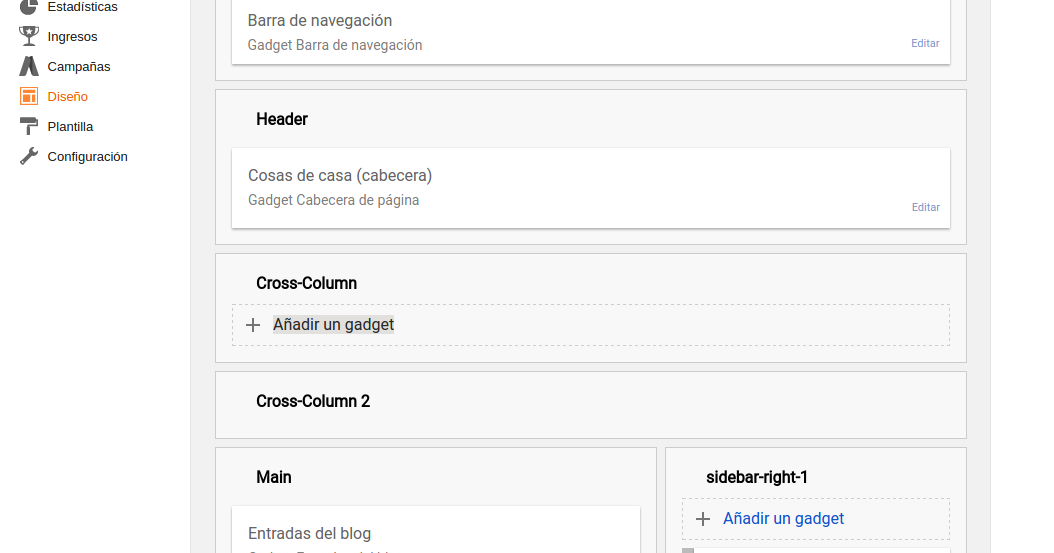 ¿Cómo añadir un gadget?