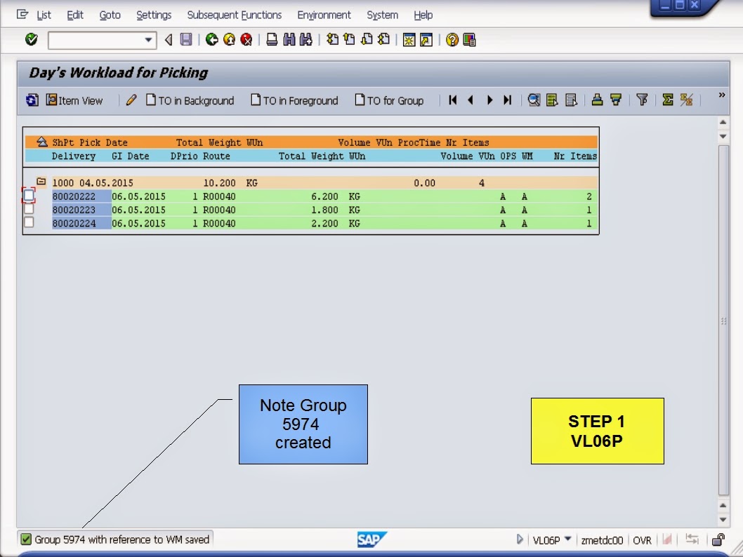 青蛙SAP分享 Froggy's SAP sharing: LE WMS-SD Output with 2-step WM Picking ...
