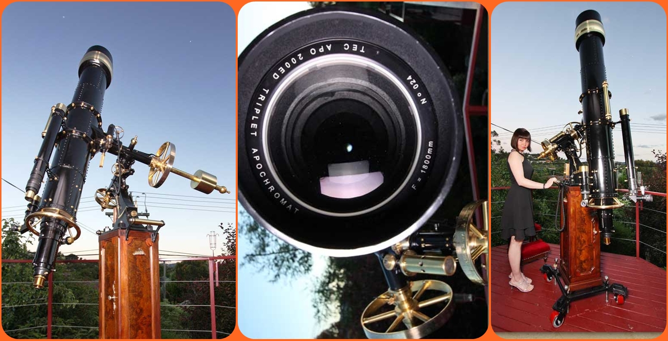 Paseando por el Universo: El telescopio victoriano de Tim Wetherell