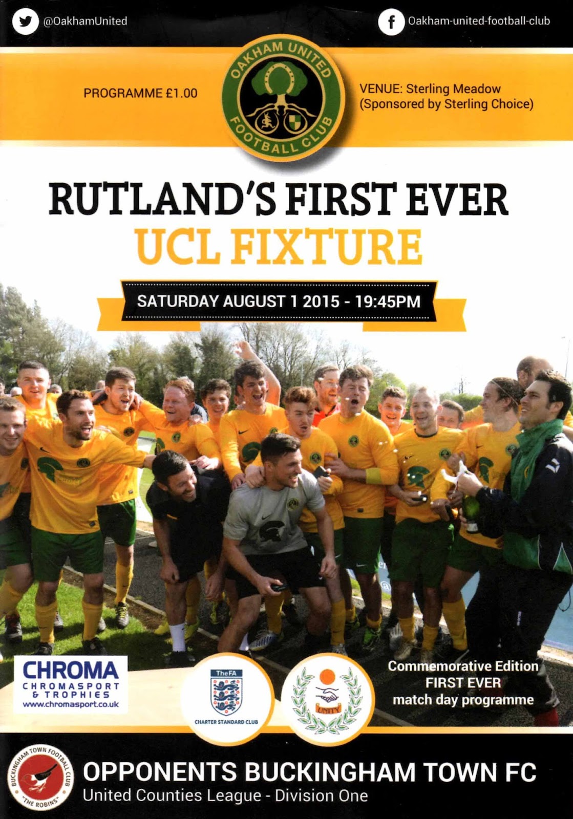 Oakham United v Buckingham Town