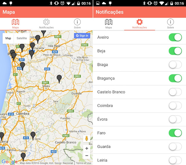 Fogos em Portugal já tem app para Android e iOS | Aberto até de Madrugada