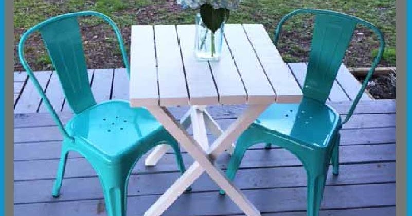 DIY And Household Tips: DIY $15 Bistro Table