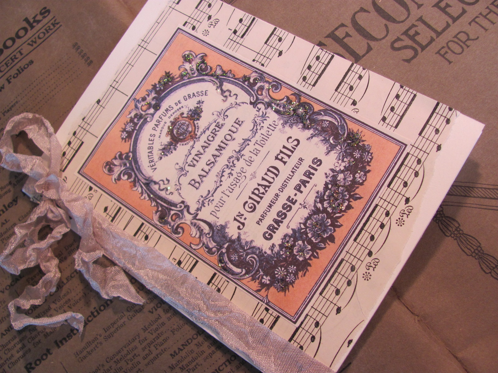 My Shabby Chateau: Glittered French Themed Cards