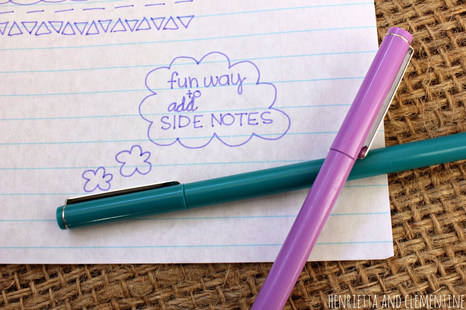 Henrietta & Clementine: Note-Taking & Doodles