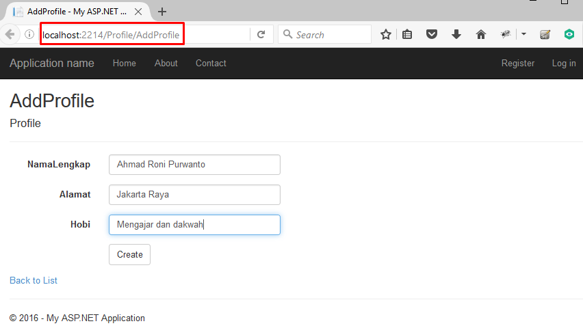 Kode Dot Net: ASP.NET MVC 5 - [Part 06] Menampilkan Data Collection