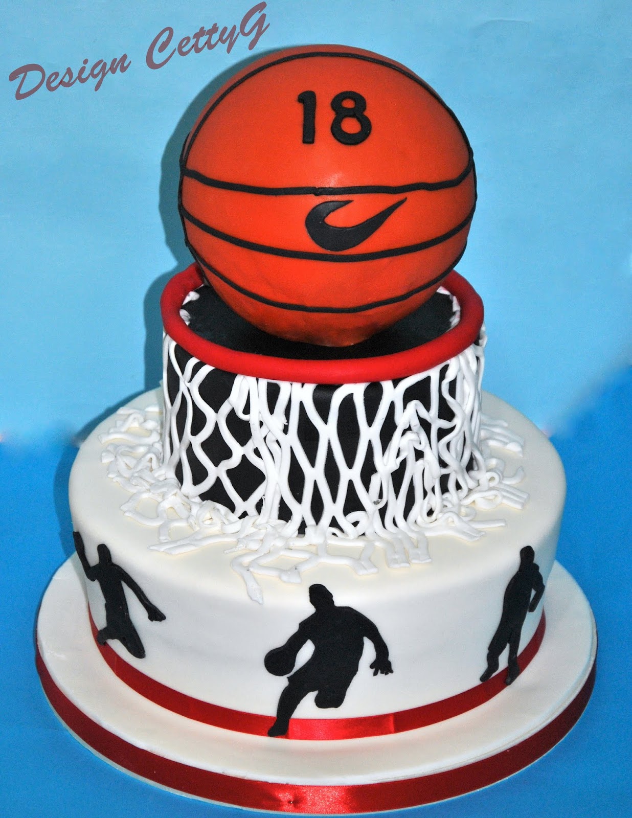 Le torte decorate di Cetty G: 18° compleanno tema Basket...