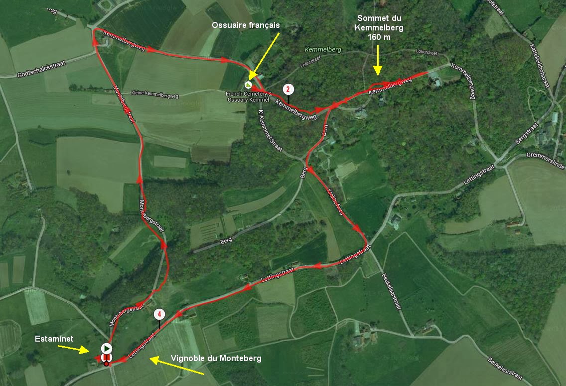 Mes randonnées: Balade au Mont Kemmel (Kemmelberg)
