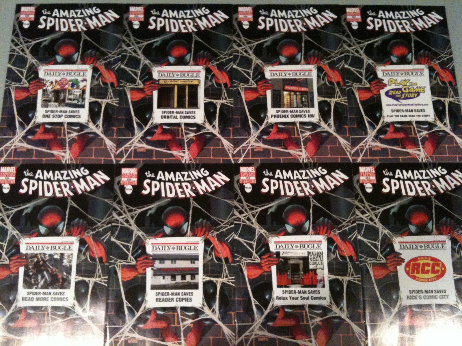 SPIDERMANFAN: Amazing Spider-Man #666 Comic Shop Variants -- The Full ...