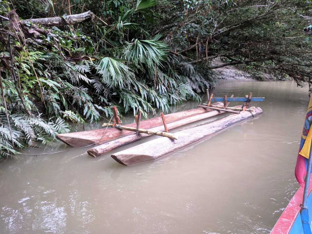 Indigenous Boats: Log Rafts on Ecuador’s Rio Napo