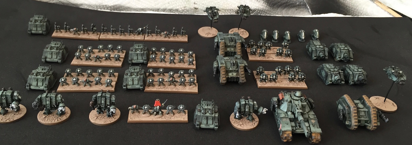 40k Hobby Blog: Epic 30K Troop & Army Shots