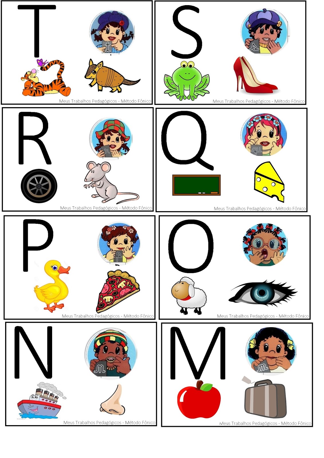 Atividades Método Fônico Para Imprimir - RETOEDU