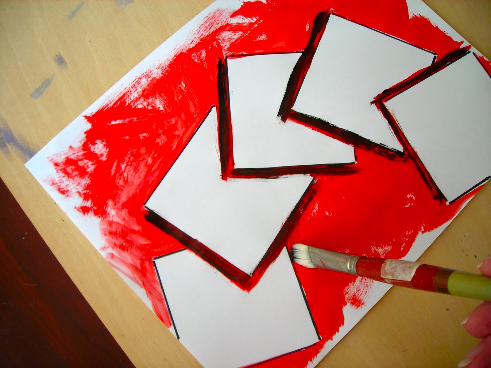 Fine Lines: Overlapping Shapes