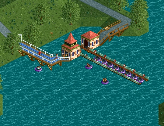 [게임연재] 롤러코스터 타이쿤- 오리지널 Aqua Park 1 - 롤러코스터 타이쿤 마이너 갤러리