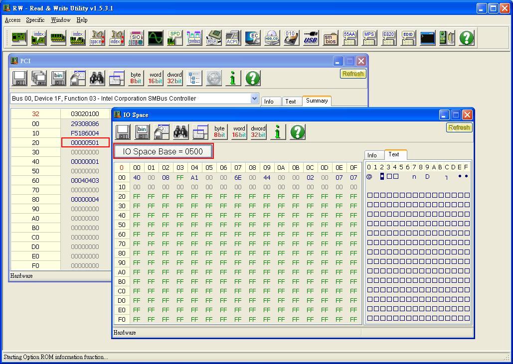 iInfo 資訊交流: 使用RW讀寫Smbus device