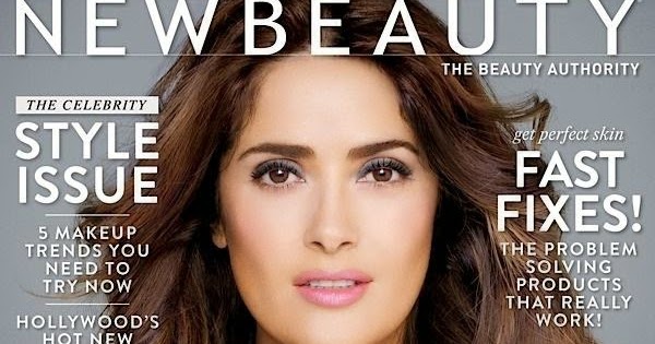 Smartologie: Salma Hayek for New Beauty Magazine Spring 2014