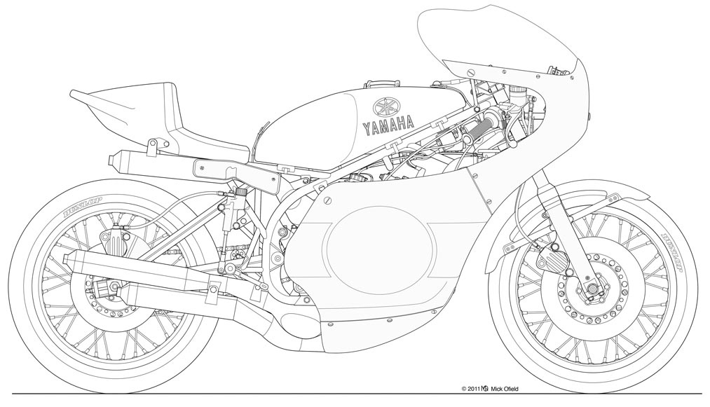 Racing Cafè: Motorcycle Art - Mick's Motorcycle drawings