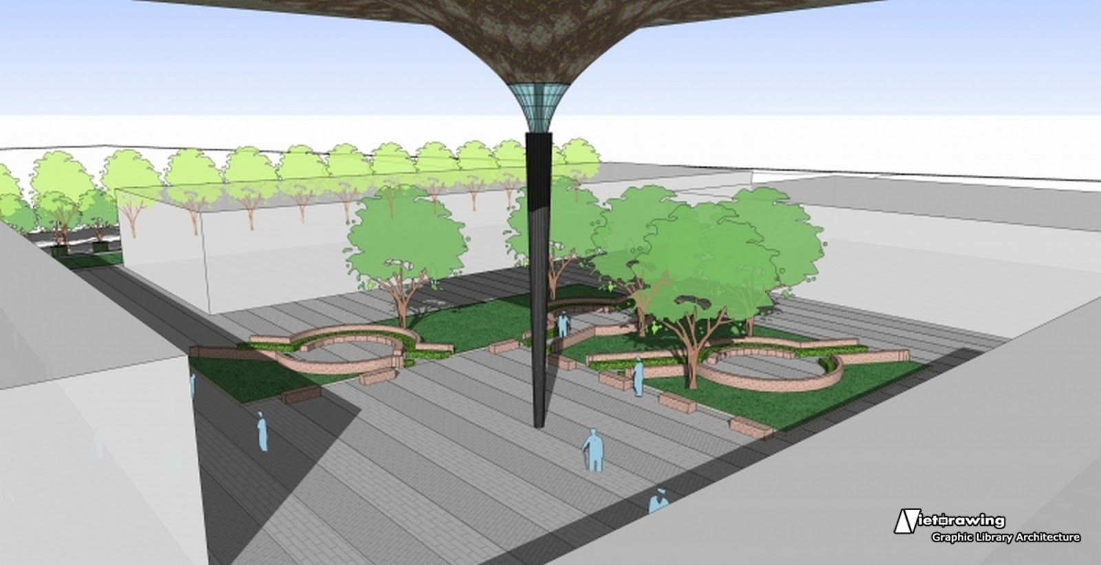 [SKETCHUP] LANDSCAPE MODEL 01 - ANARCHIVN