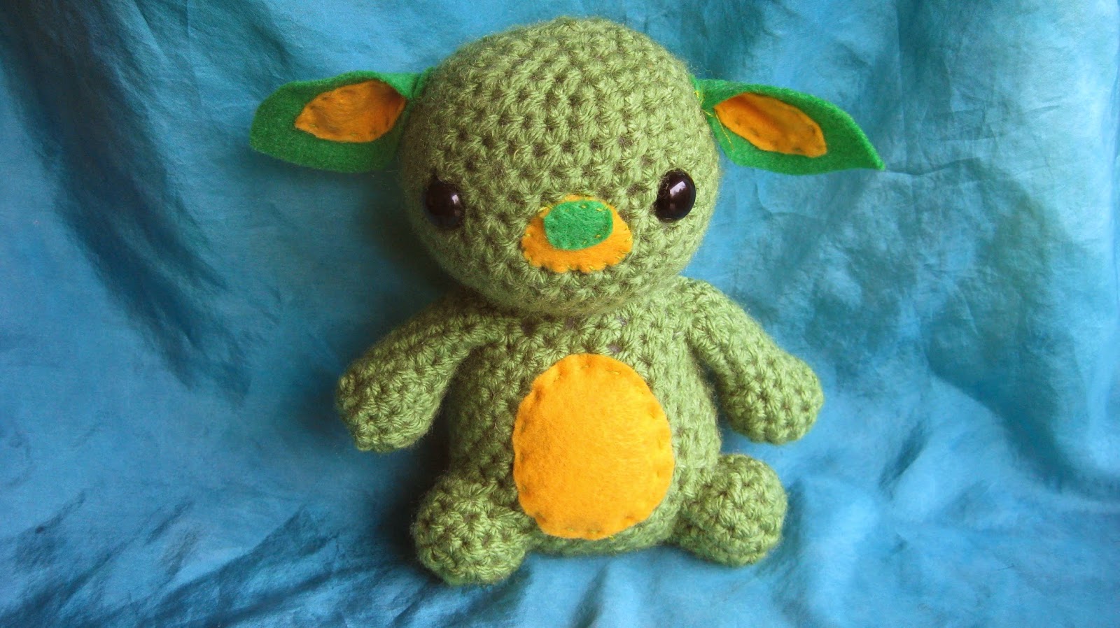 Little Green Monster with Free Pattern