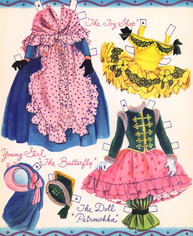 ☆Sharon's Sunlit Memories☆: Merrill Ballerina Paper Dolls