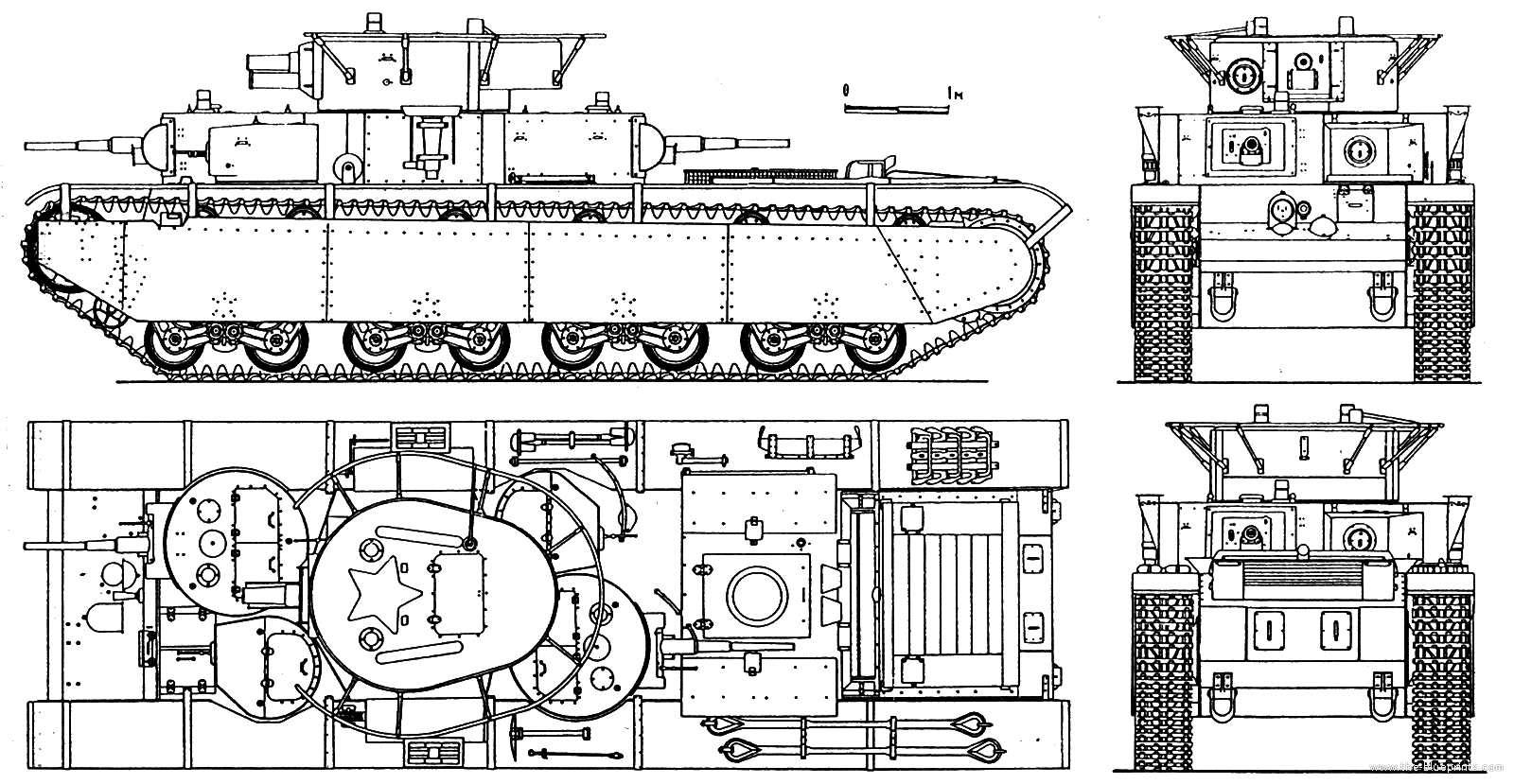 Modelismo militar e Historia: CARRO T-35