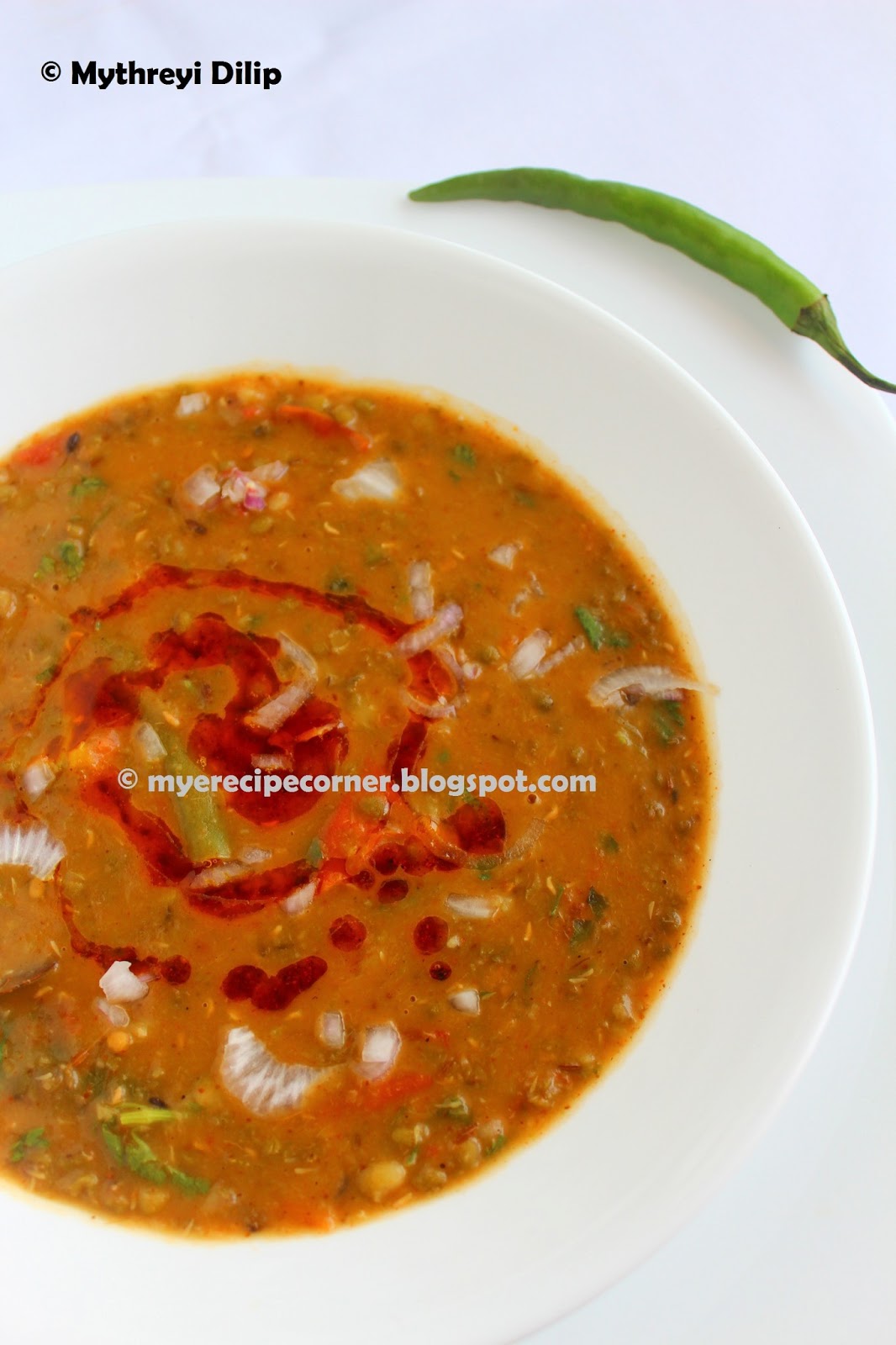 Mye's Kitchen: Moong dal Curry Recipe