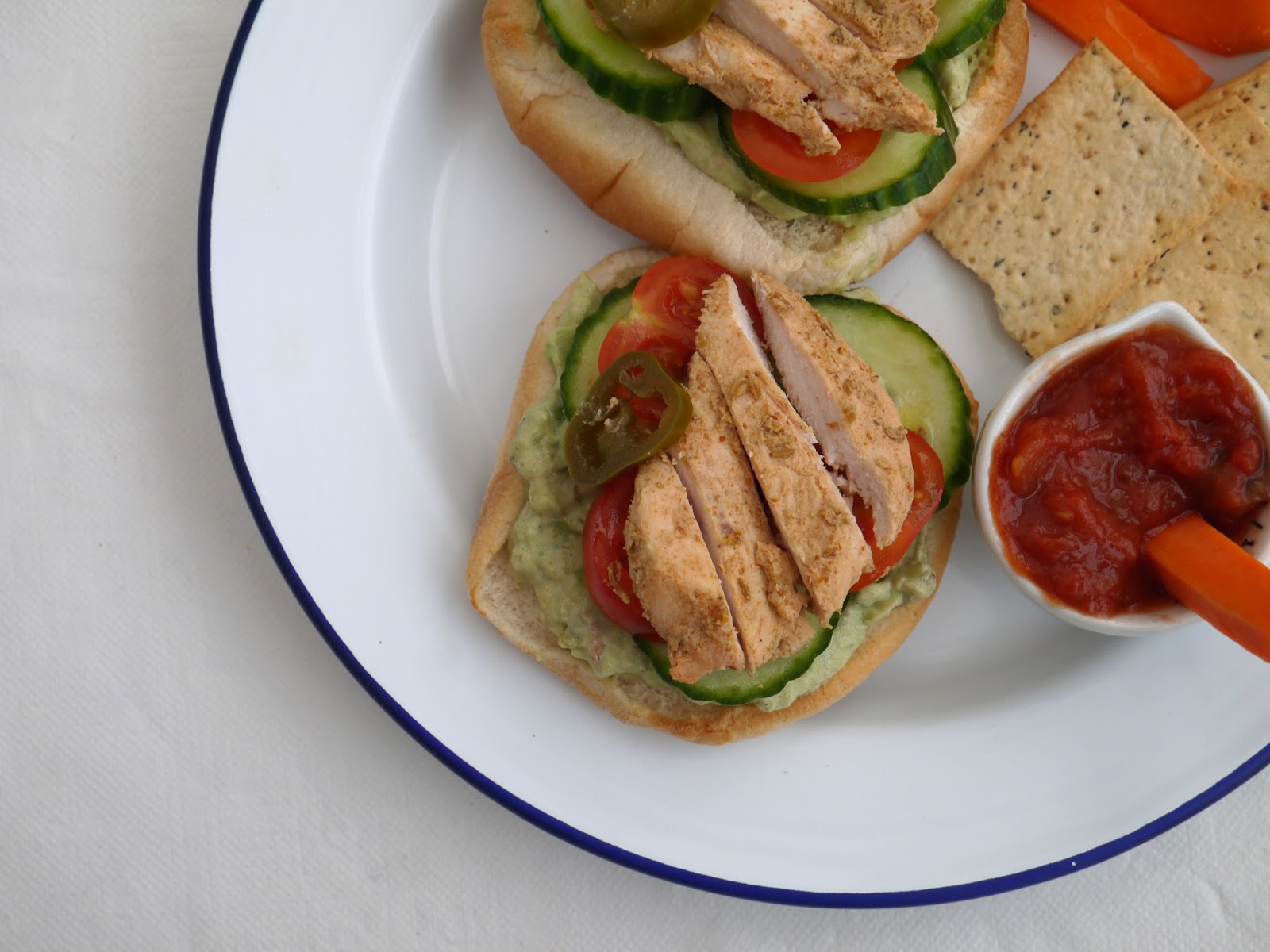 This Muslim Girl Bakes: Tandoori Chicken Sandwiches with Smashed Peri ...