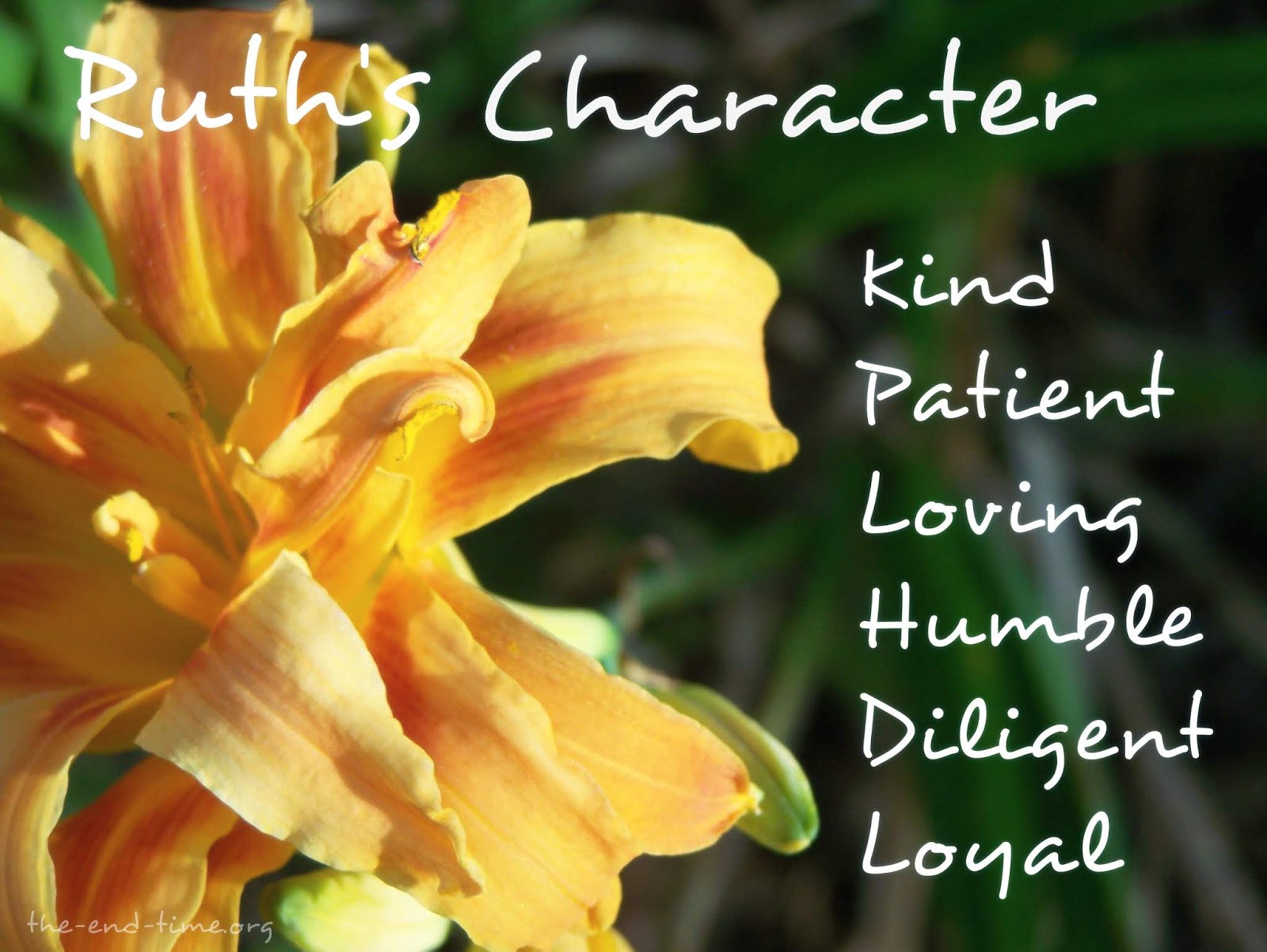 Observable Character: Ruth