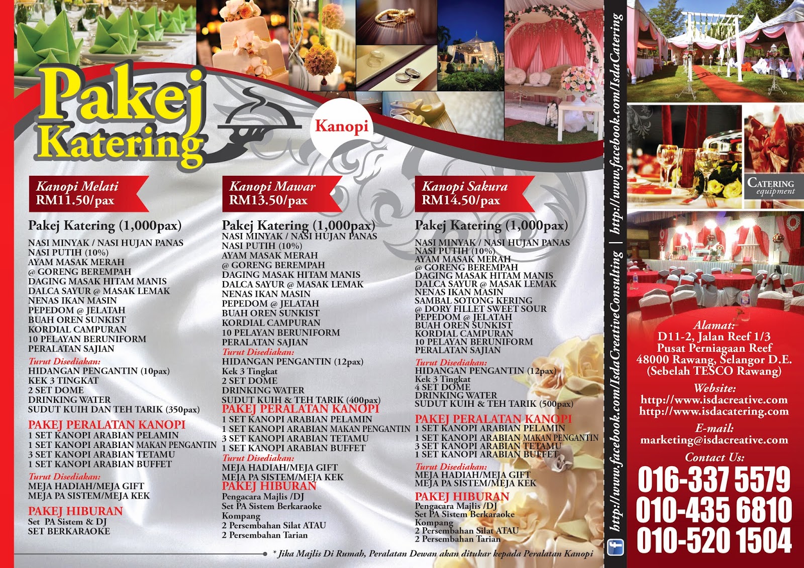 PAKEJ KATERING DAN PAKEJ LENGKAP PERKAHWINAN 2015 - PAKEJ INI TELAH ...