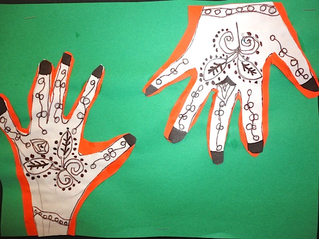 Thomas Elementary Art: 2nd Grade Henna Hands