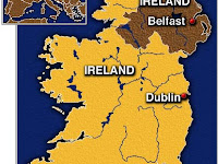 Map of Ireland City Regional Political