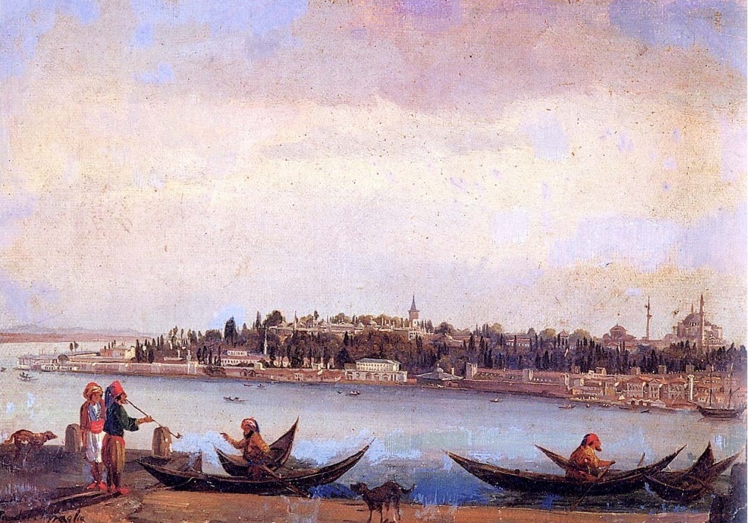Vasto Gallery: Filippo Palizzi, “Vista del Serraglio (Costantinopoli ...