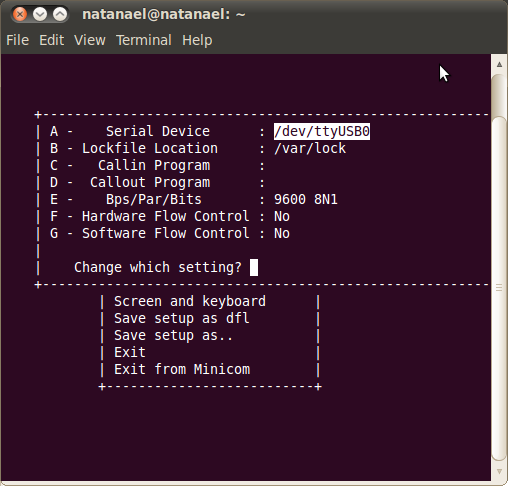 Administración de Redes: Tutorial Basico Minicom