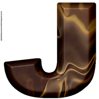 Abecedario hecho con Chocolate Derretido. Melted Chocolate Alphabet ...