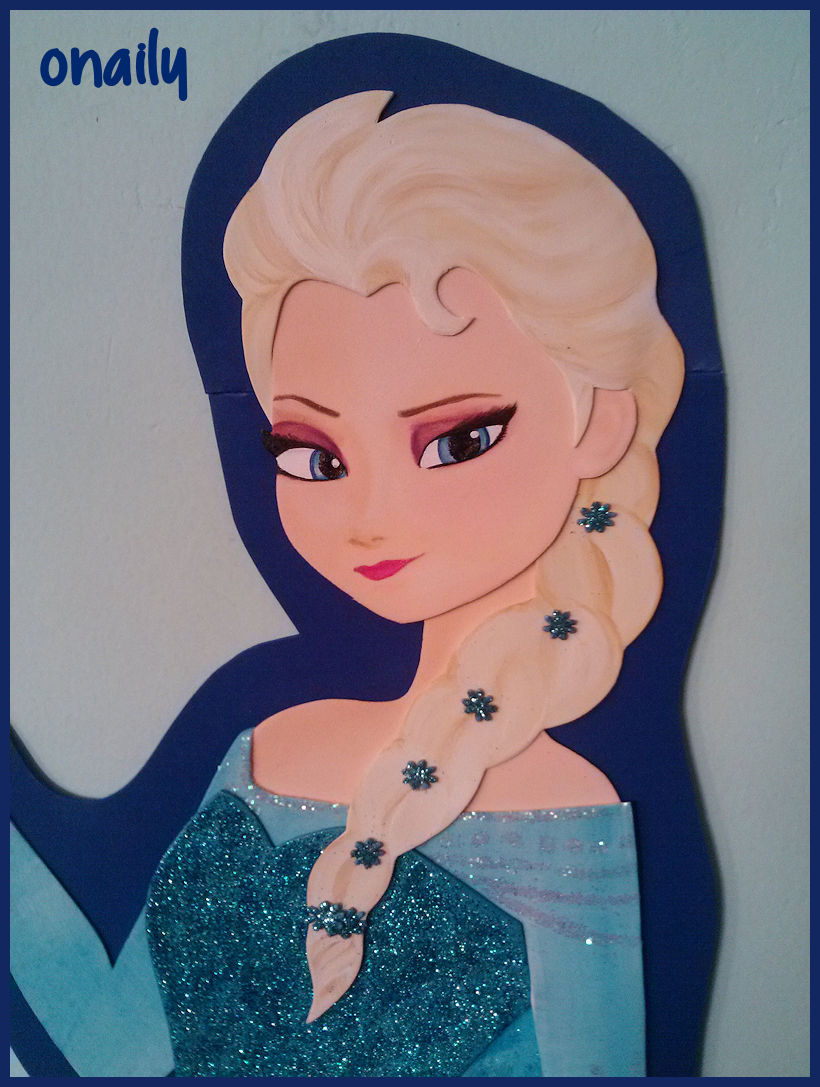 Onaily: Elsa y pepa Pig en goma eva