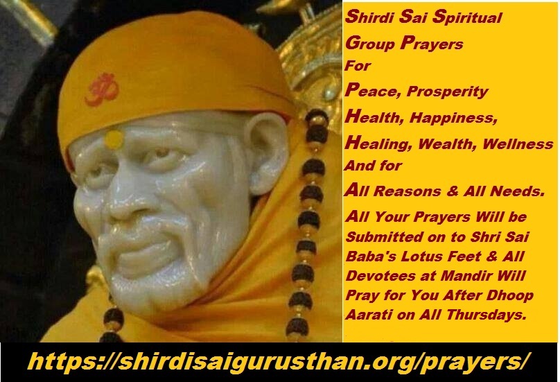 VEDA | VEDANTA | UPANISHAD | SHIRDI SAI BABA Messages |: Prayer List ...