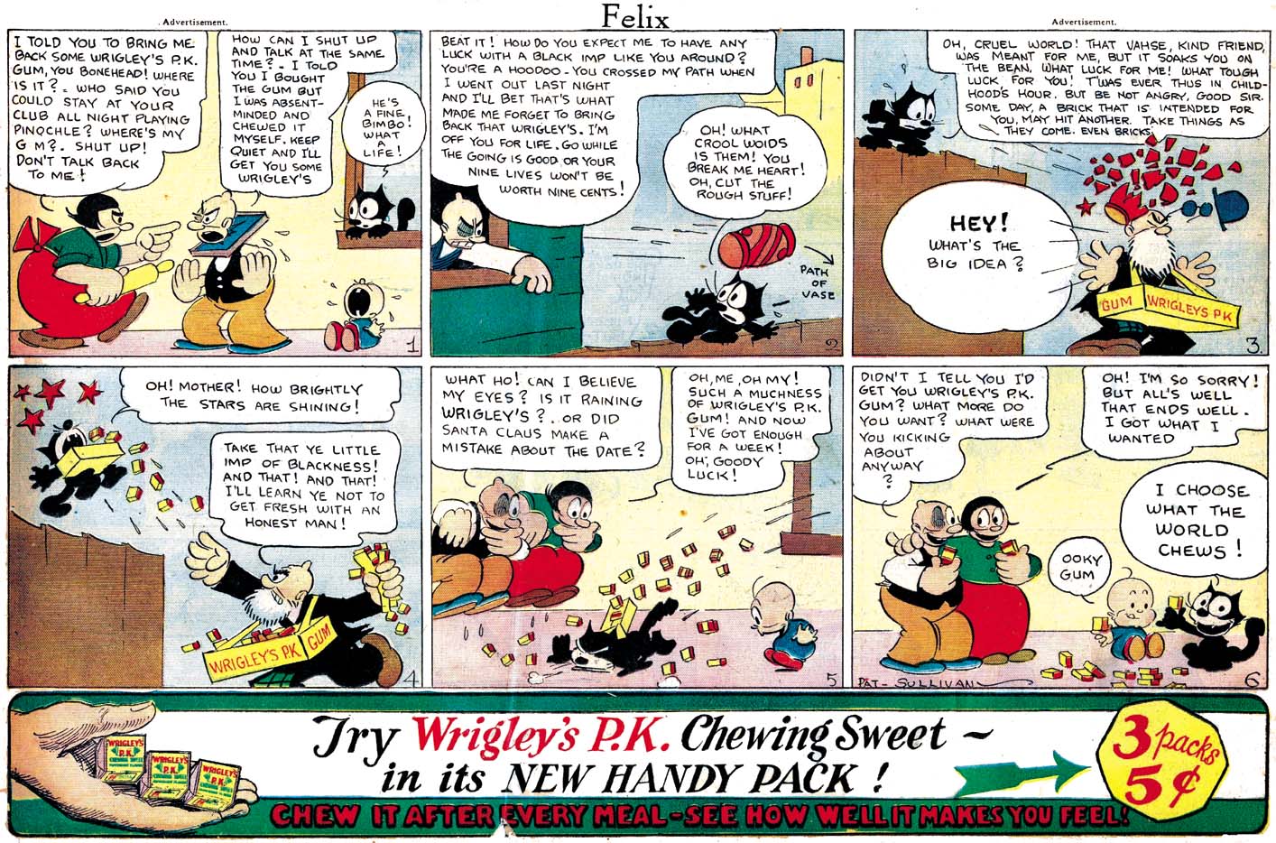 Stripper's Guide: Wrigley's Sunday Comic Strip Ads -- Part III