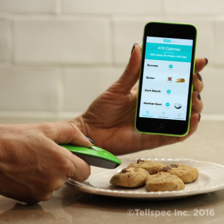 escáner portátil que detecta el gluten, calorias nutrientes y mas ...