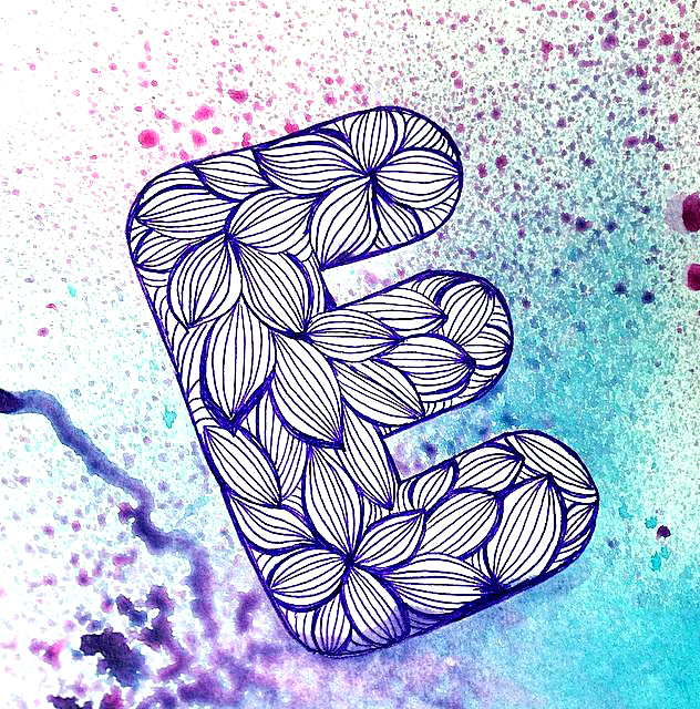 Kids Art Source VT: Zentangle Letter E